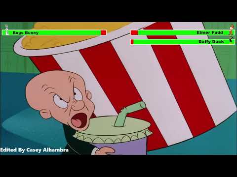 Looney Tunes: Box Office Bunny (1991) with healthbars
