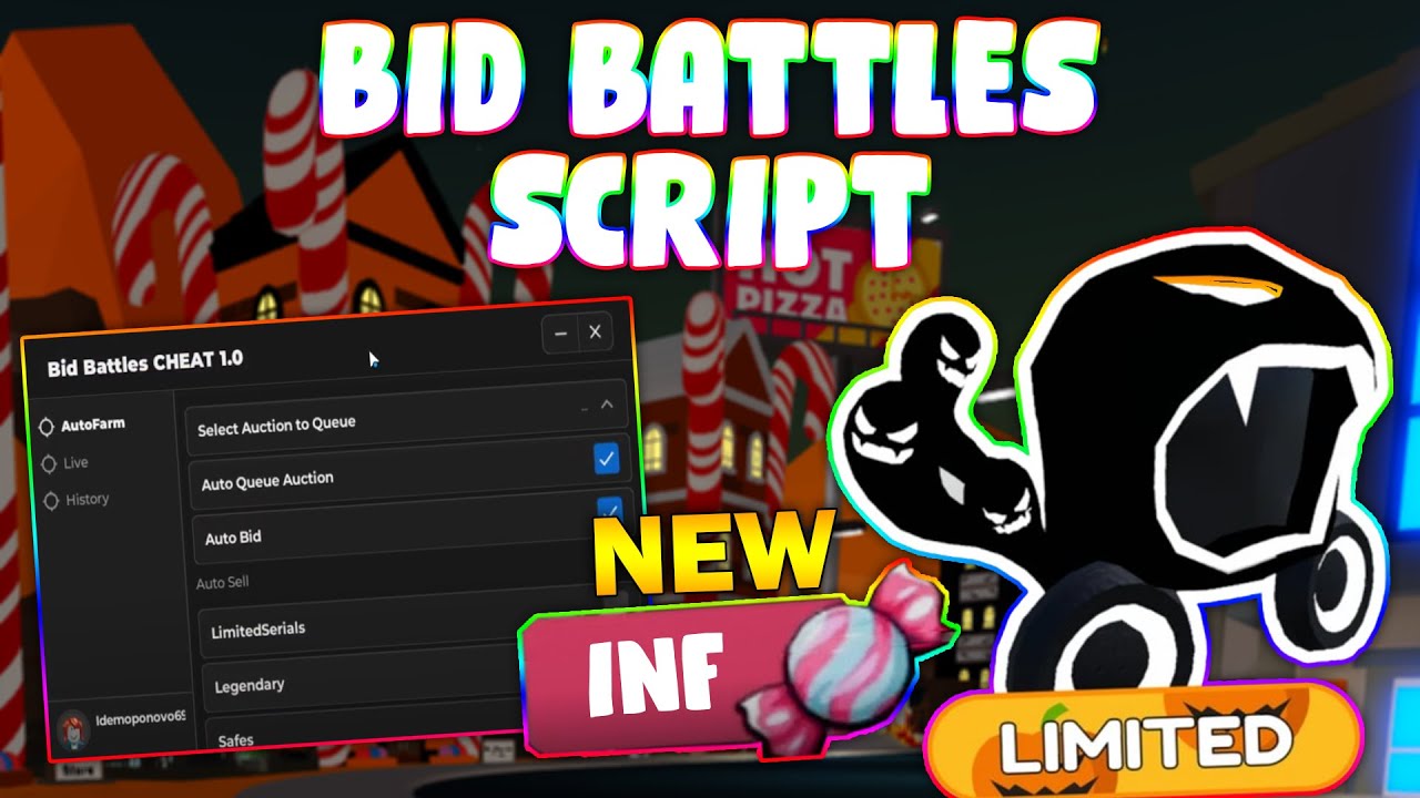 *NEW* Bid Battles Script (PASTEBIN 2024) ( AUTO SELL , AUTOFARM , AUTO ...