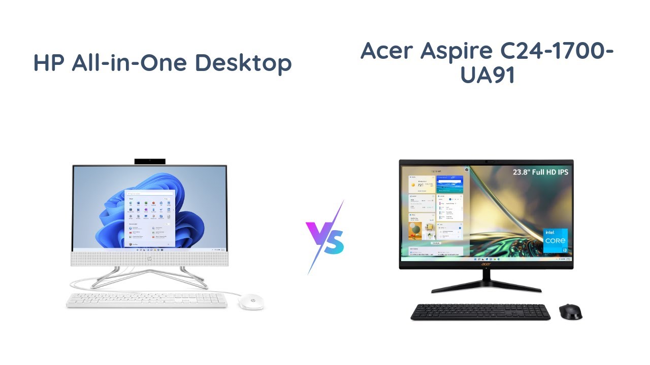 HP vs Acer All-in-One Desktop - Which is Better? - YouTube
