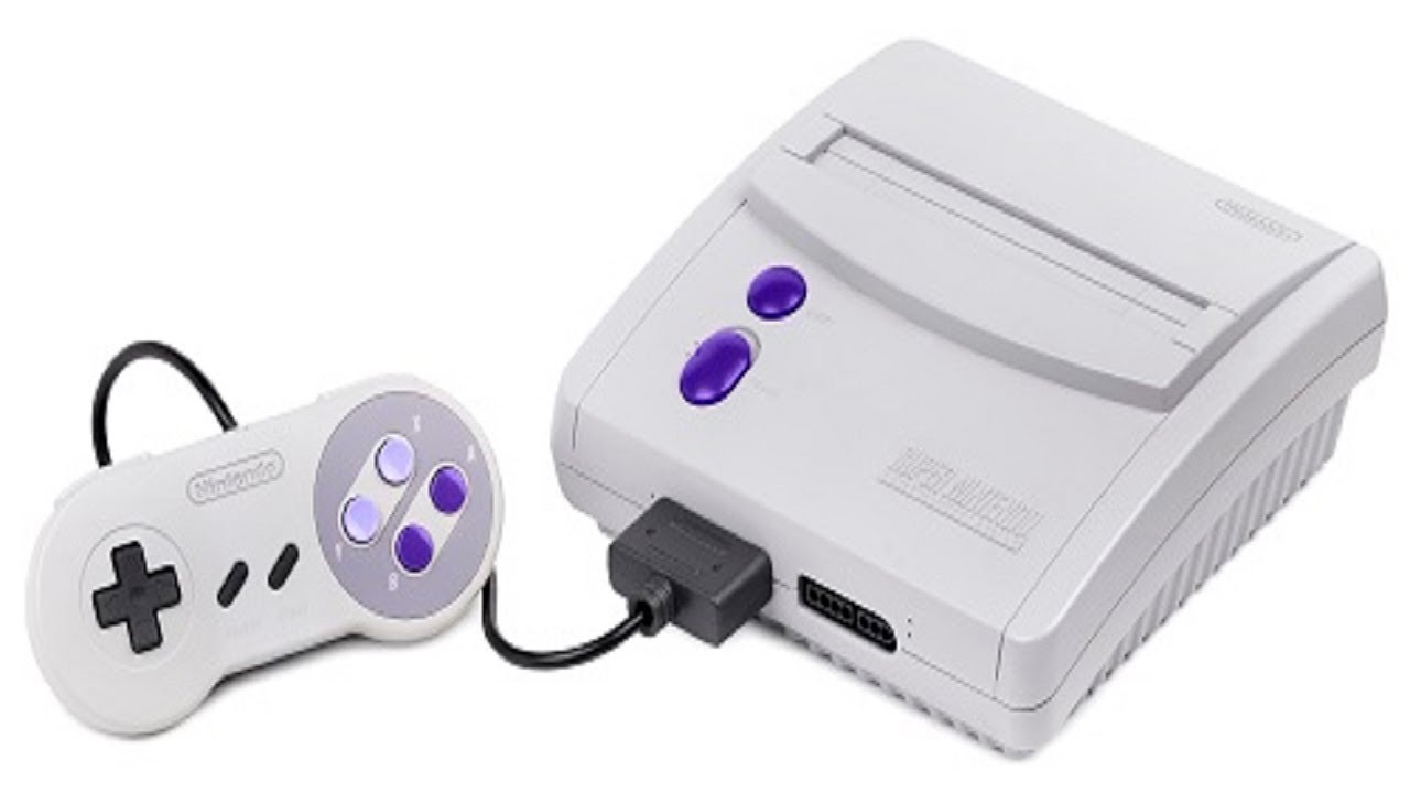 SNES Baby RGB - Mostrando o console e teste na captura. - YouTube