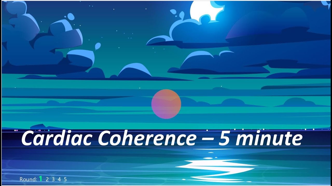 Cardiac coherence - 5 minute breathing exercice for relaxation - YouTube