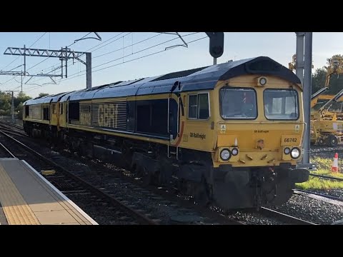 Harborough station MML class 66742+66798 47749 66798 Maddison kyne a ...