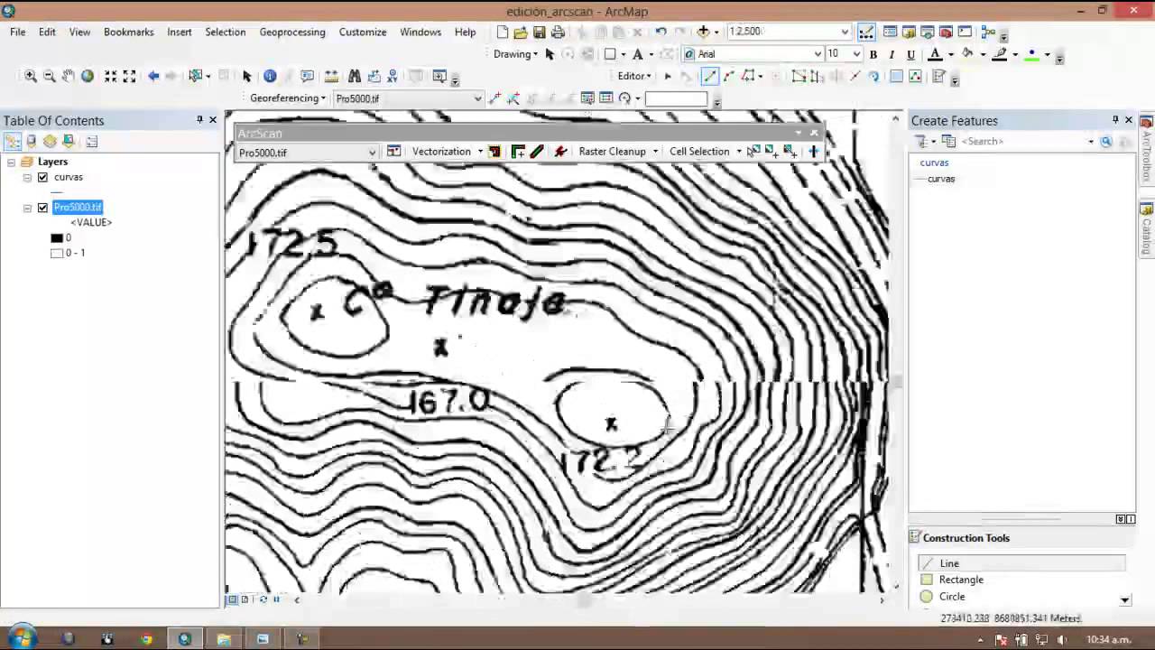 Arcgis Arcscan EdiciÓn SemiautomÁtica Youtube