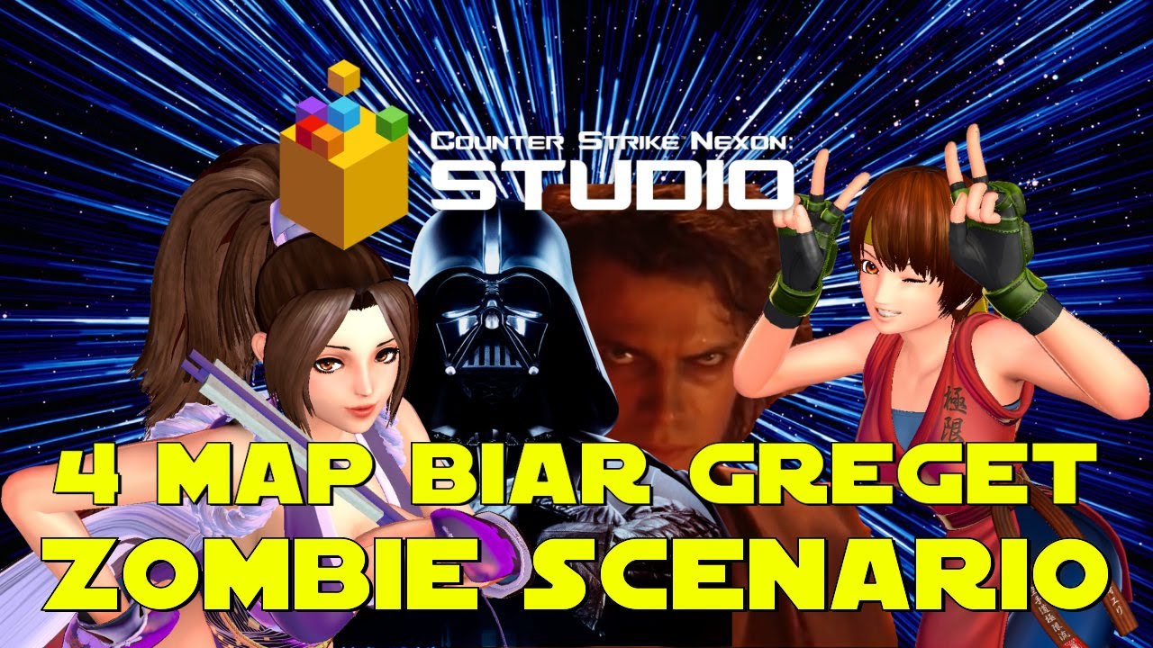 Main Zombie Scenario Lagi Tapi 4 Map Biar Greget.Counter Strike Nexon ...