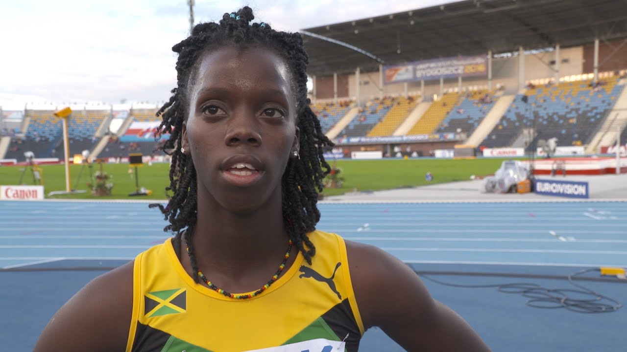 IAAF WU20 Championships Bydgoszcz 2016 400m Women SF Tiffany JAMES JAM ...