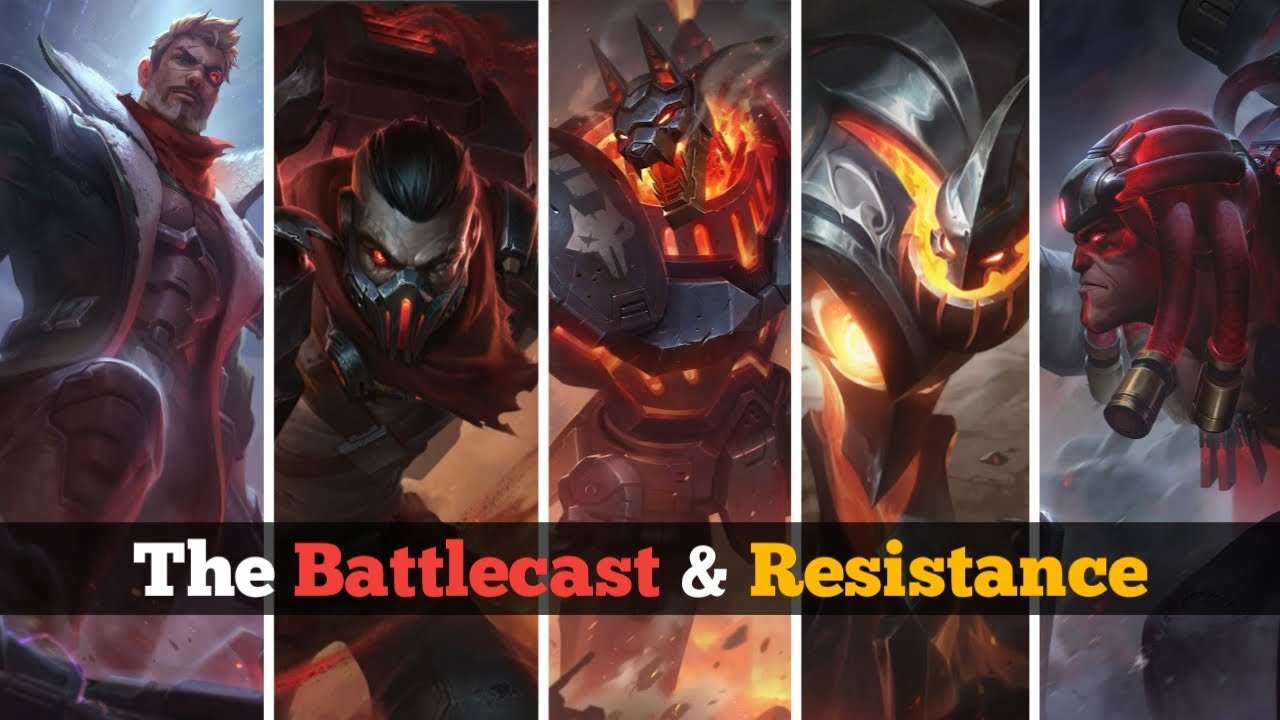 The Battlecast and Resistance Skins Spotlight ( Zac,Nasus,Singed,Yorick ...