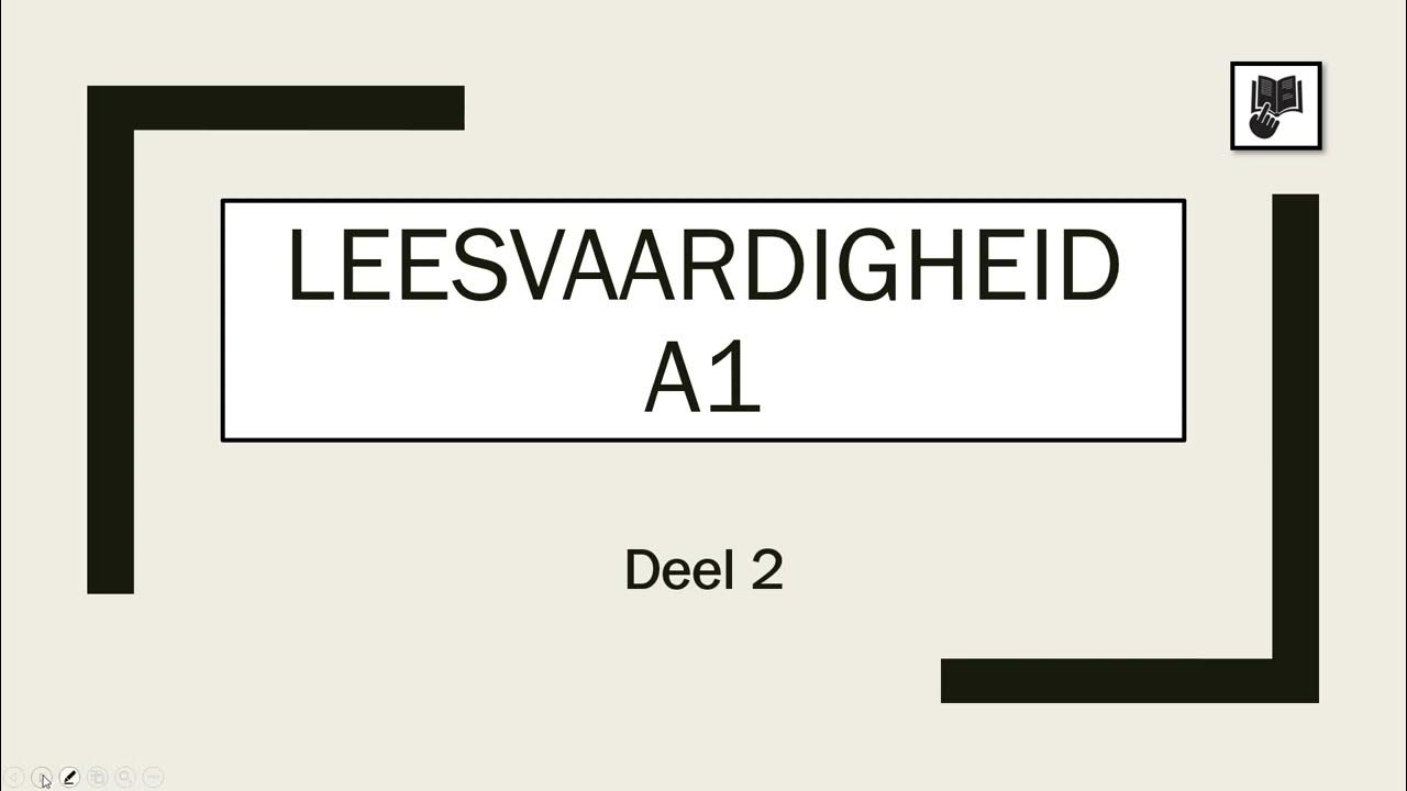 Leesvaardigheid A1 - Deel 2 - YouTube Leesvaardigheid A1 - Deel 2 - YouTube
