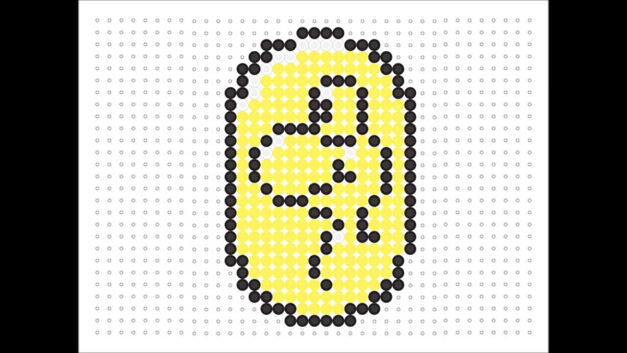 Hama Bead Yoshi Coin (Mario Series 2 #10) - YouTube