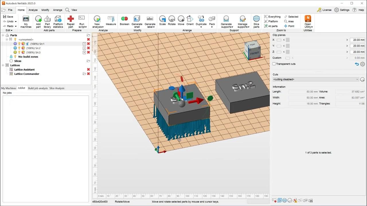 Netfabb 2025 What's New – Support Generation Improvements: Parametric Support Scripts - YouTube