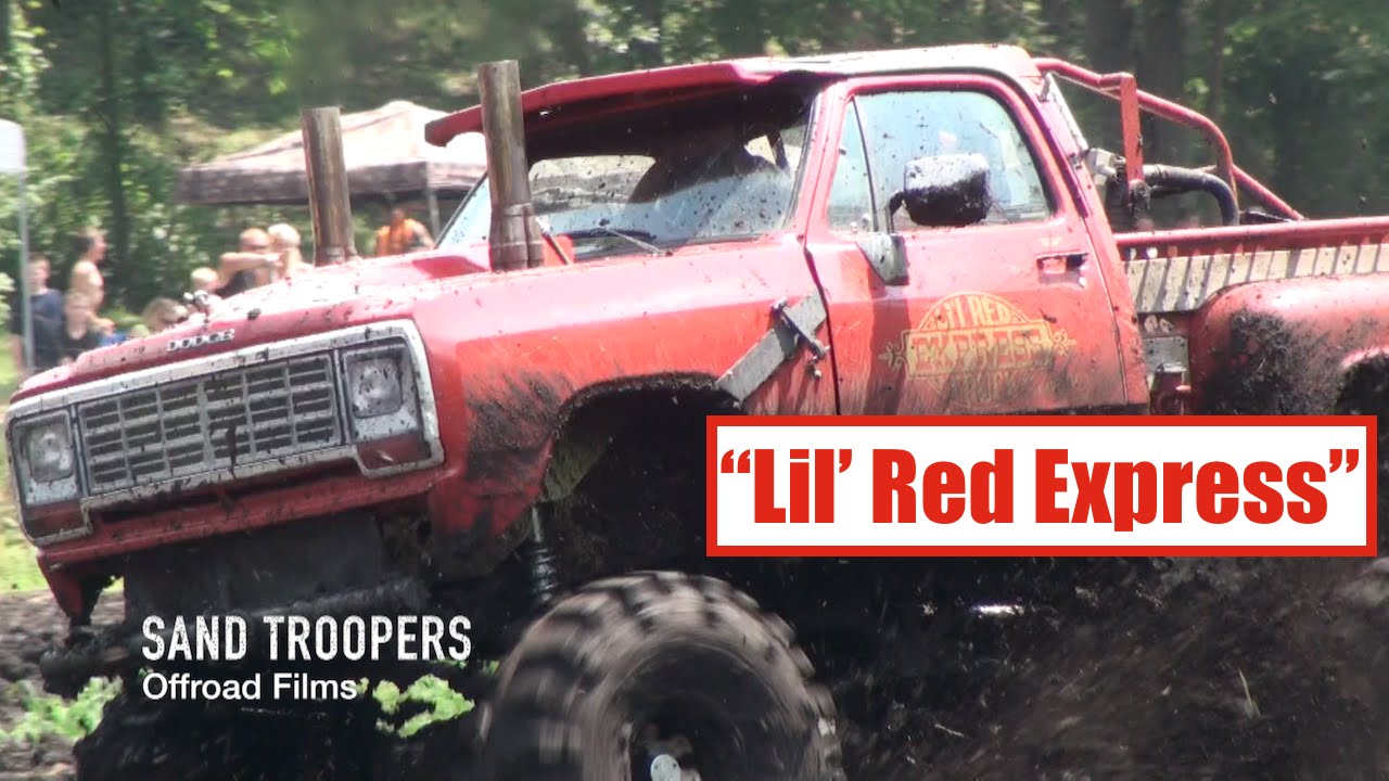 "Lil' Red Express" @ Perkins Mud Bog DODGE RAM Truck - YouTube