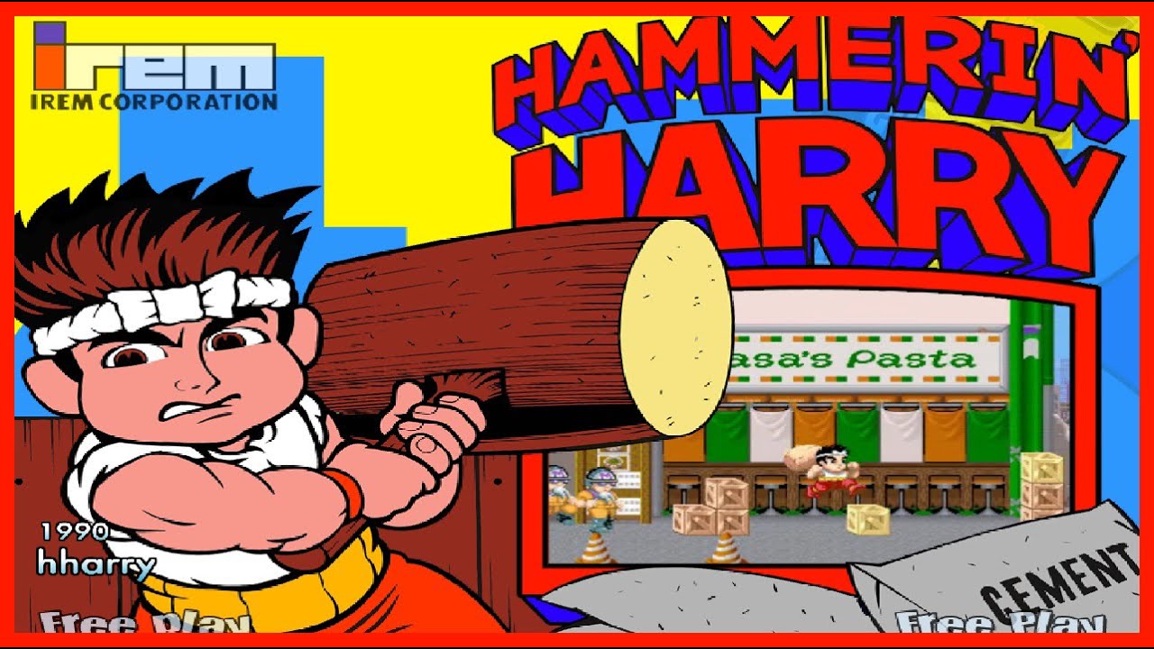 HAMMERIN' HARRY - Año 1990 - Arcade 90´s - YouTube