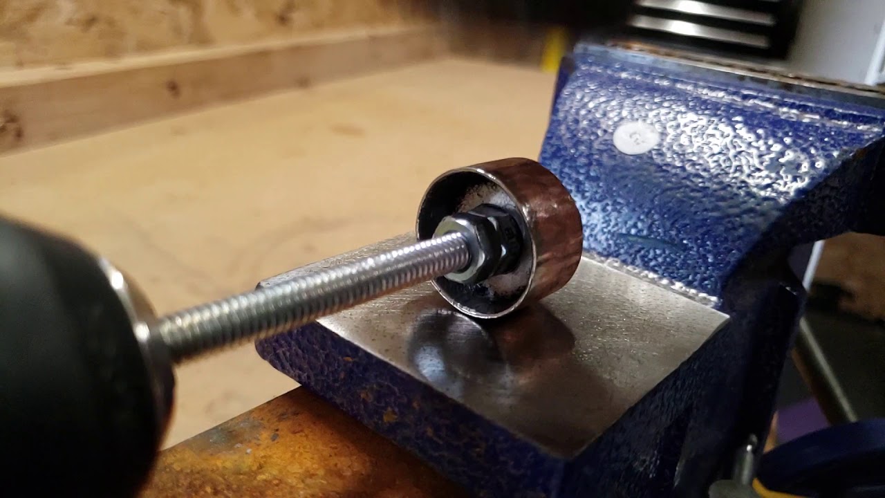 Cold Forge Coin Ring "Slowmo Hammering" - YouTube