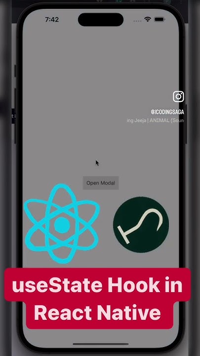 Usestate Hook In React Native Simplified In Hindi Mobileapp Reactnative Usestatehook Coding