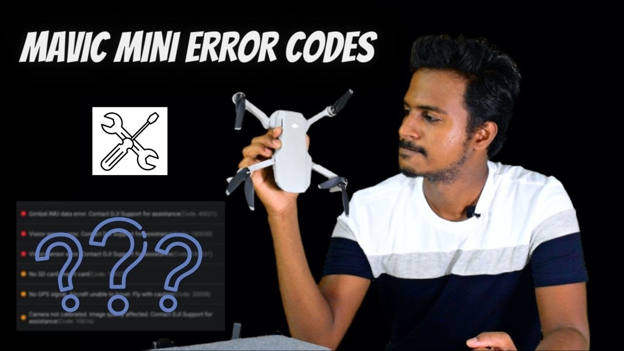 MOST COMMON ERROR CODES IN MAVIC MINI | HOW TO FIX IT ? - YouTube