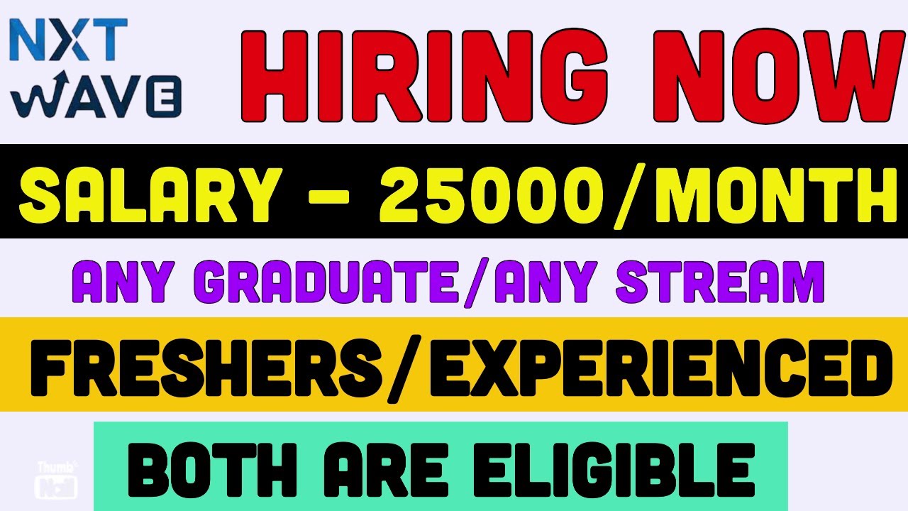 Latest jobs || NxtWave recruitment 2022 || Technical Support Engineer ...