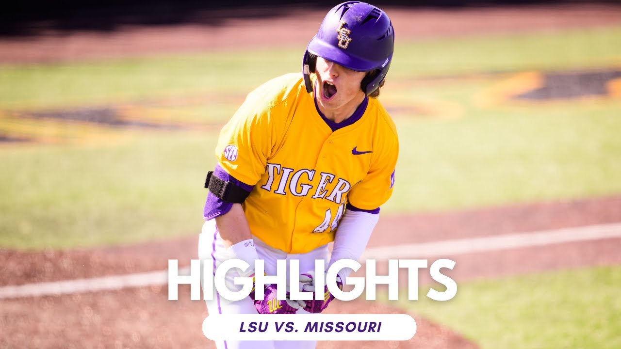LSU Baseball Wins 6-2 vs Missouri To Claim Series | Highlights - YouTube