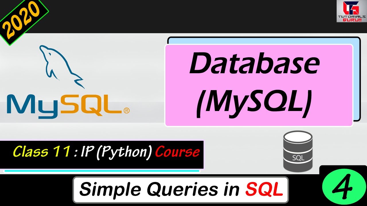Mysql Tutorial 4 Database Management For Beginners Class 11 Complete Ip Course In Hindi