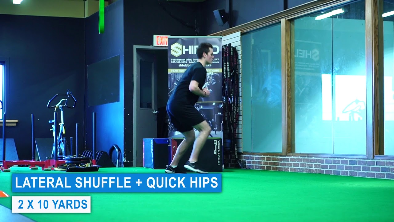 LATERAL SHUFFLE + QUICK HIPS - YouTube