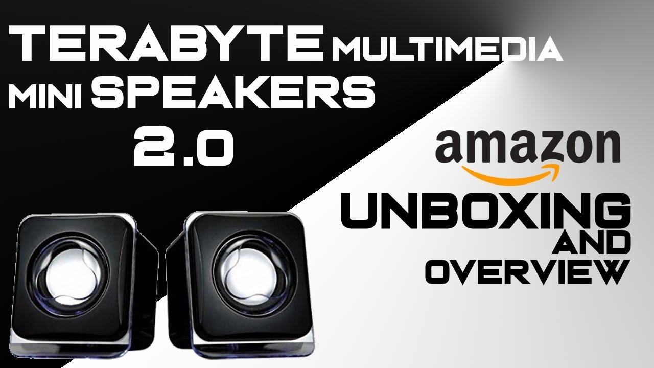 Terabyte USB Mini Speakers 2.0 - Unboxing and overview - YouTube