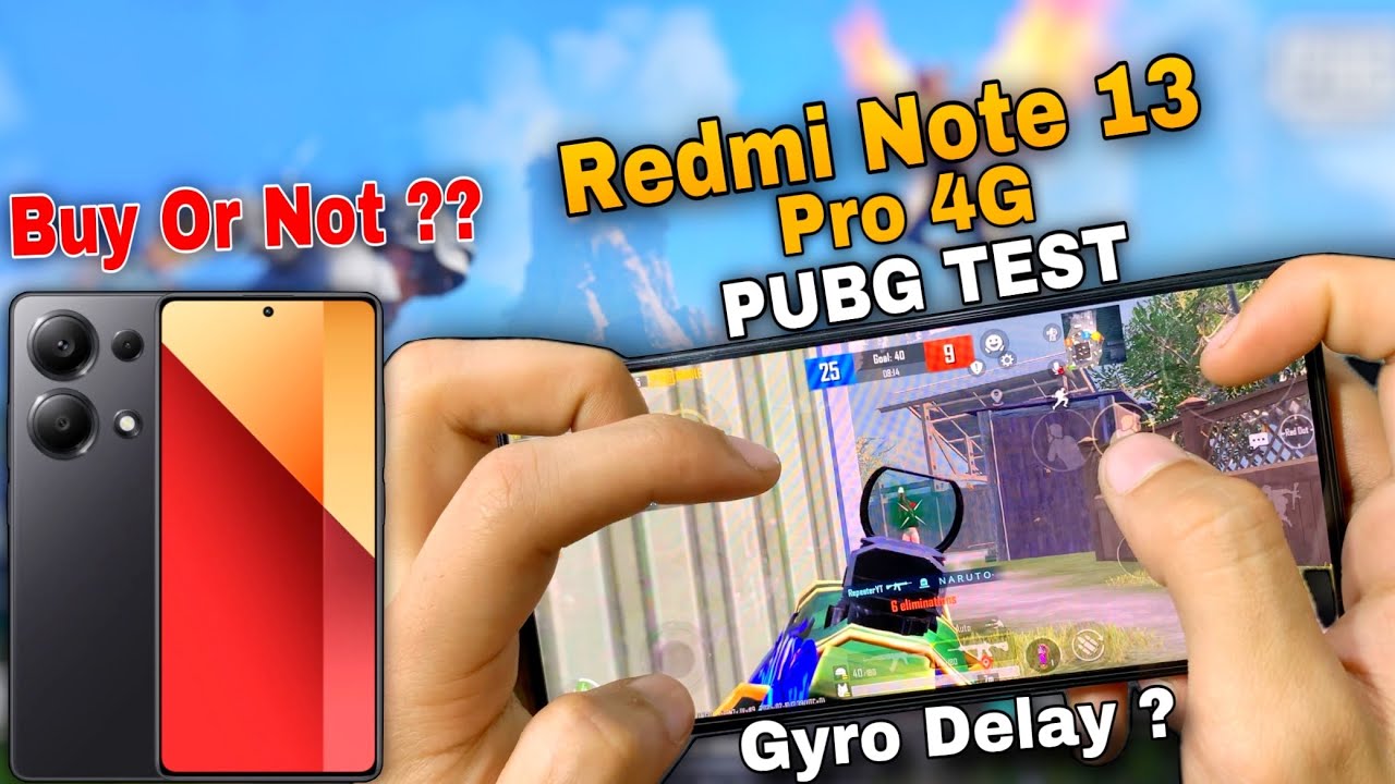 Redmi Note 13 Pro 4G Pubg HotDrop Test !!🔥🥵 | Graphics Test | Battery ...