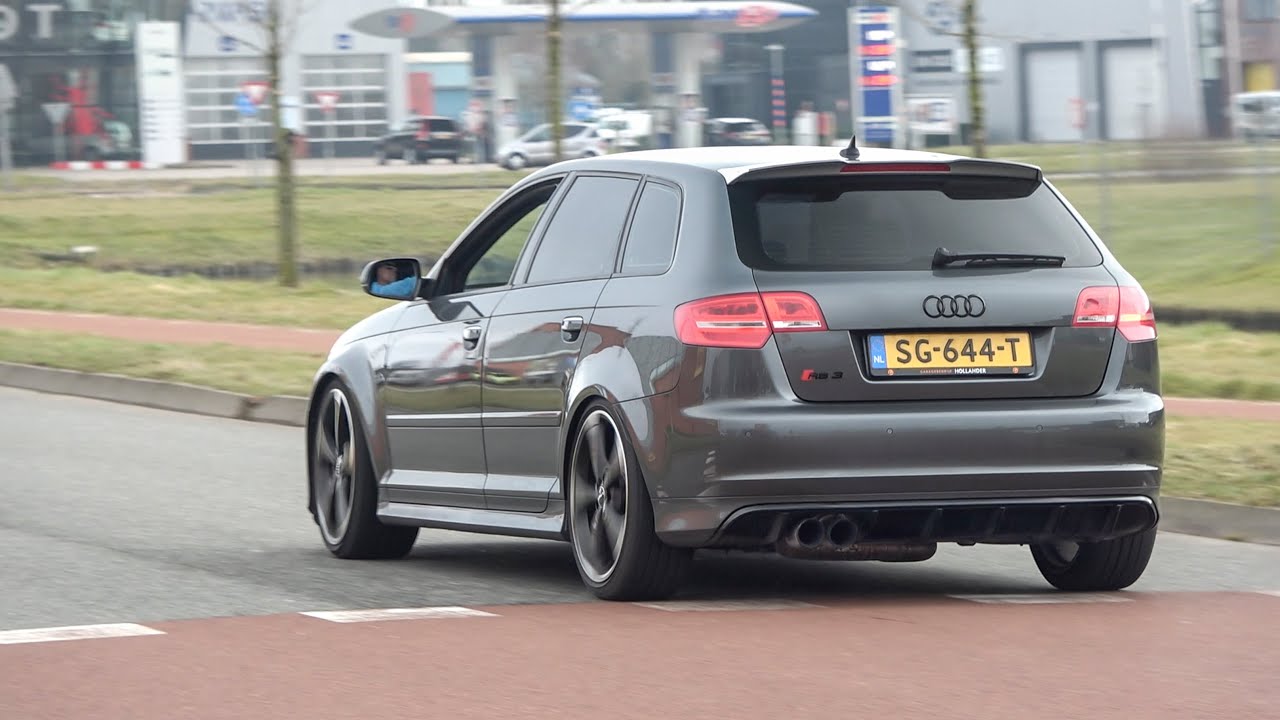 450+ HP Audi RS3 8P with Custom Straight Pipe - Crazy Loud Revs ...