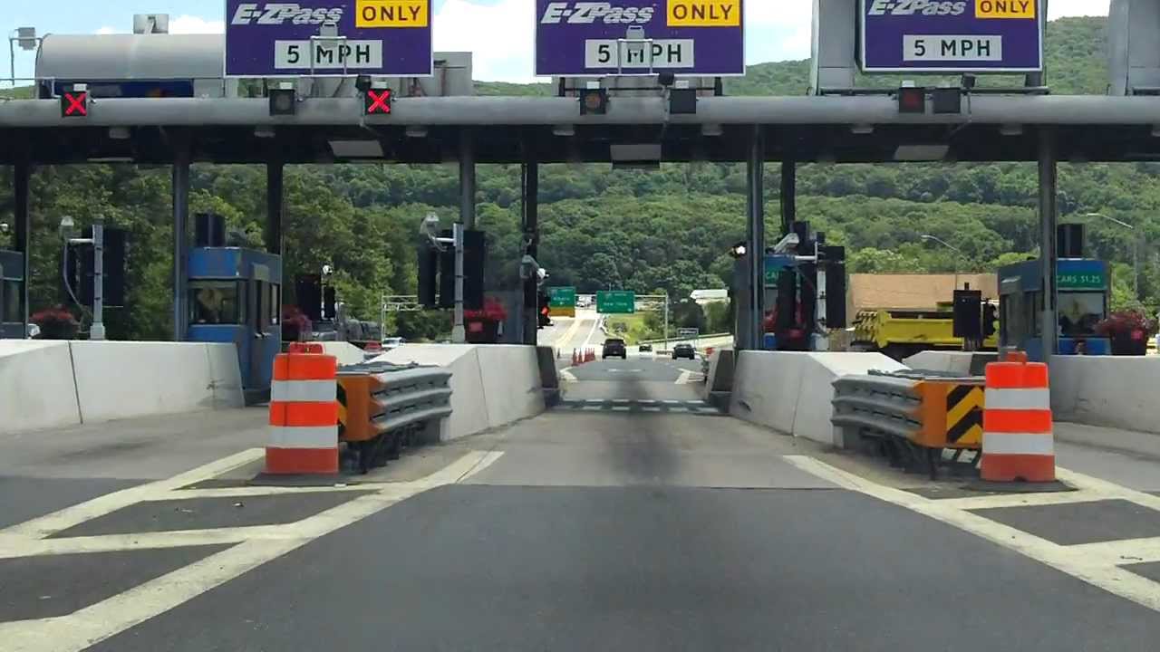 New York State Thruway (Interstate 87 Exit 16) northbound - YouTube