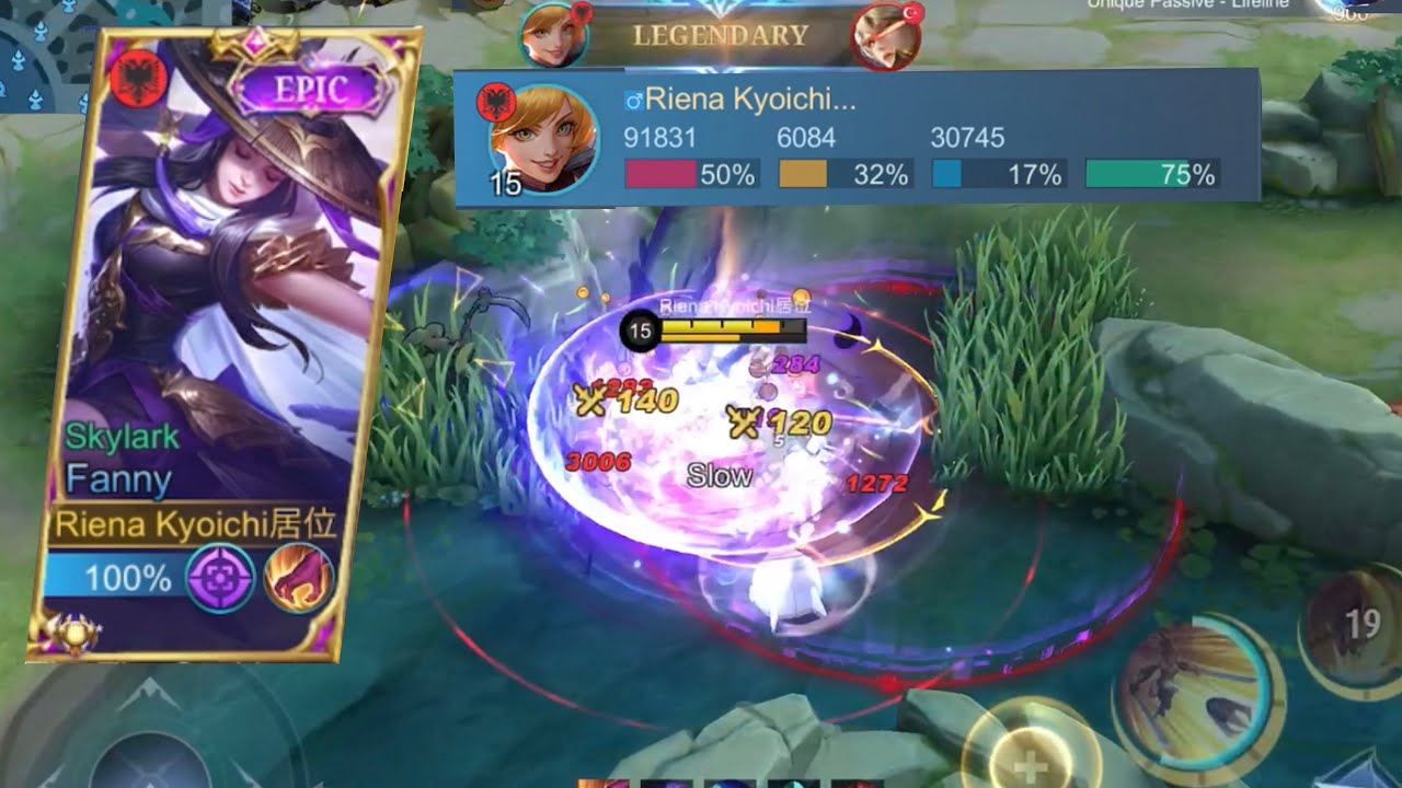 İNSANE DAMAGE FANNY🔥 (%50 Hero Damage) |İpad mini 5 mobile legends ...