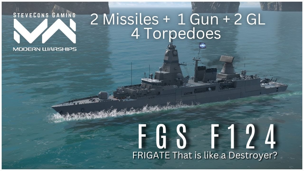 FGS F124 Online Gameplay MODERN WARSHIPS - YouTube