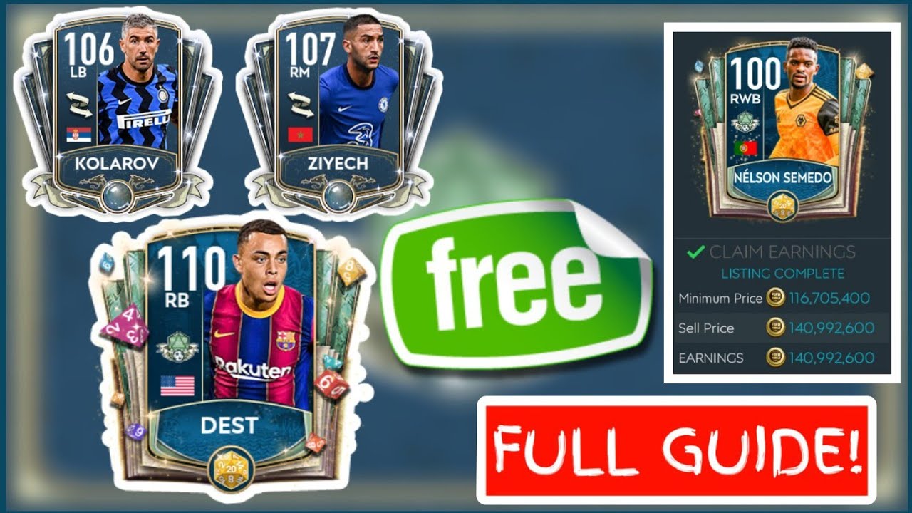 HOW TO GET FREE 110 RATED CARD! FIFA MOBILE 20 PRE SEASON EVENT GUIDE ...