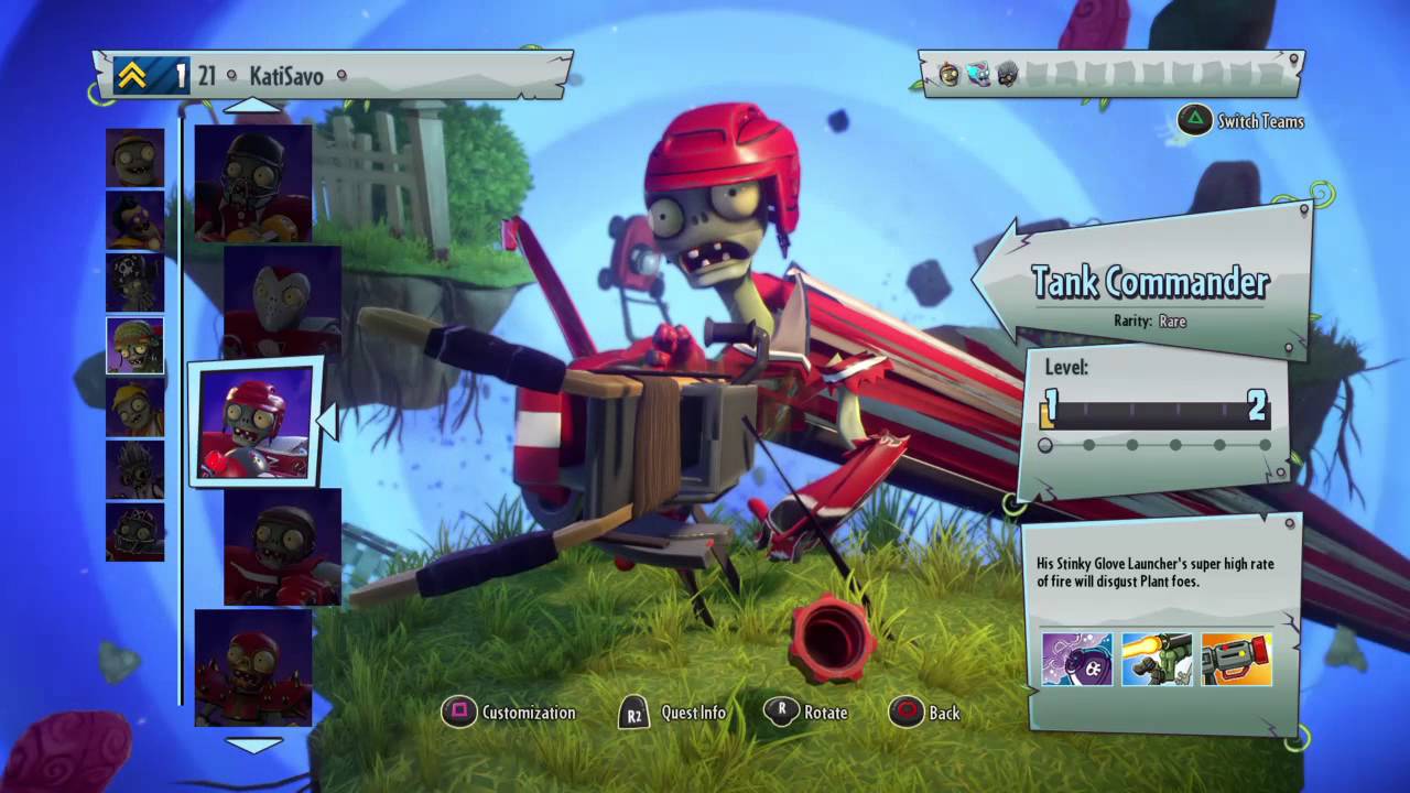 PvZ GW2: Character Selection Menu Animation Glitch - YouTube