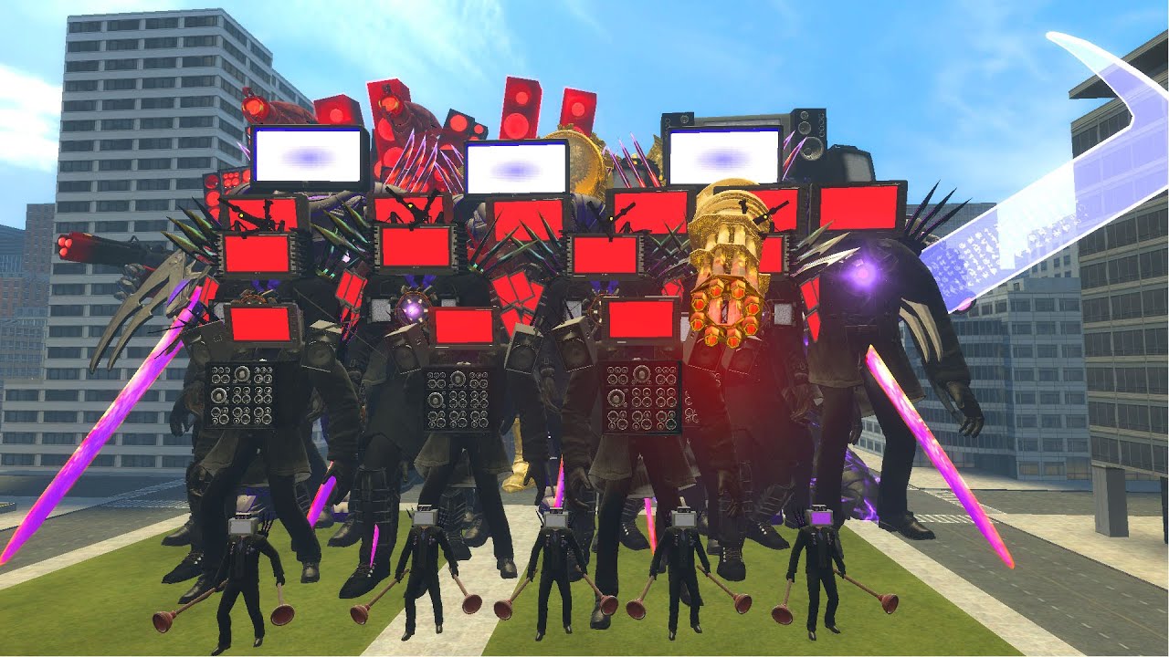 THE NEW EVOLUTION OF TIVI MAN, CLOCK MAN, TRI TITAN - ALL BOSSES BATTLE ...