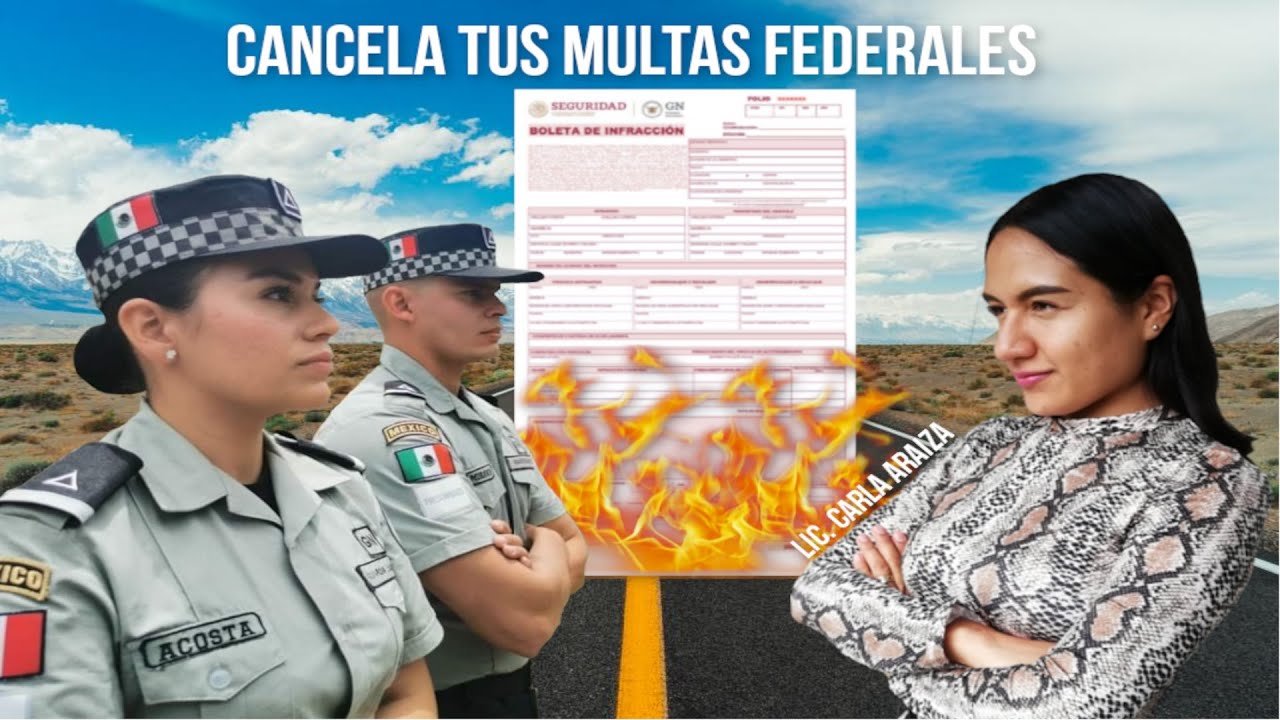 Como cancelar una multa de la Guardia Nacional - YouTube