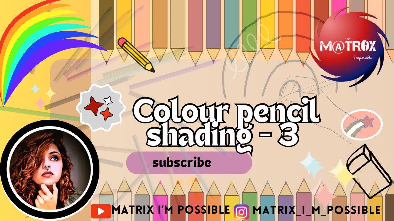 Colour pencil |shading | beginners guide |kids | kid’s tutorial | Apple ...