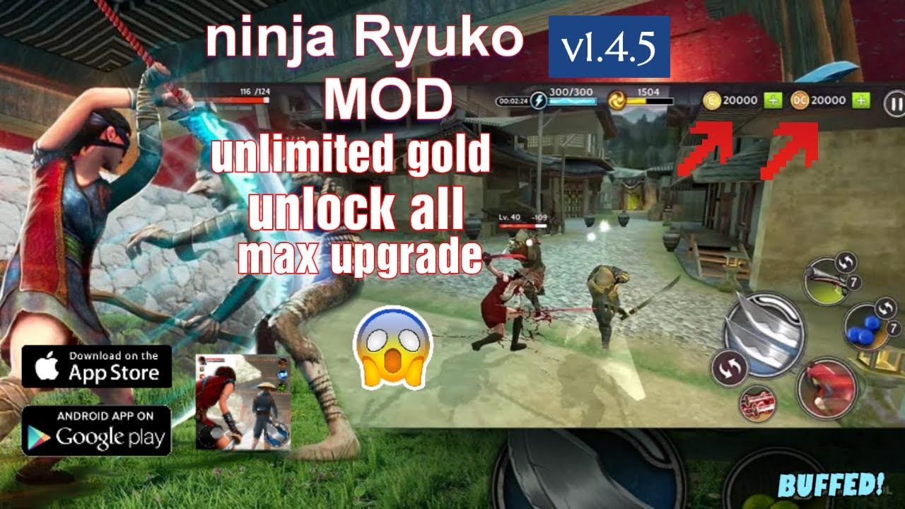 Ninja Ryuko MOD APK v1.4.5 ( Mod Menu/Unlimited Money/God Mode ) Download Android #amirgames03 ...