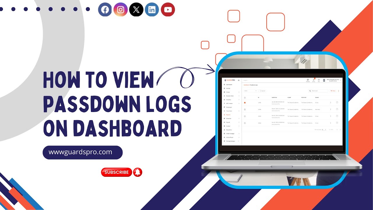 How To View Passdown Logs On Dashboard? -GuardsPro Support Center Video ...