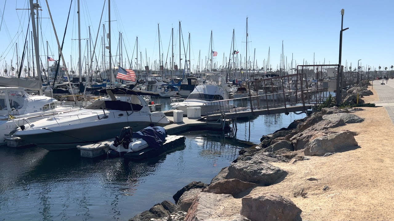 Long Beach Harbor ,California 2021.November 21. - YouTube