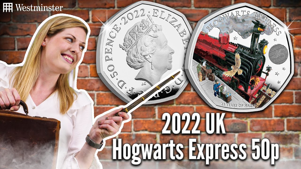 All aboard! The UK Hogwarts Express 50p has entered the station! - YouTube