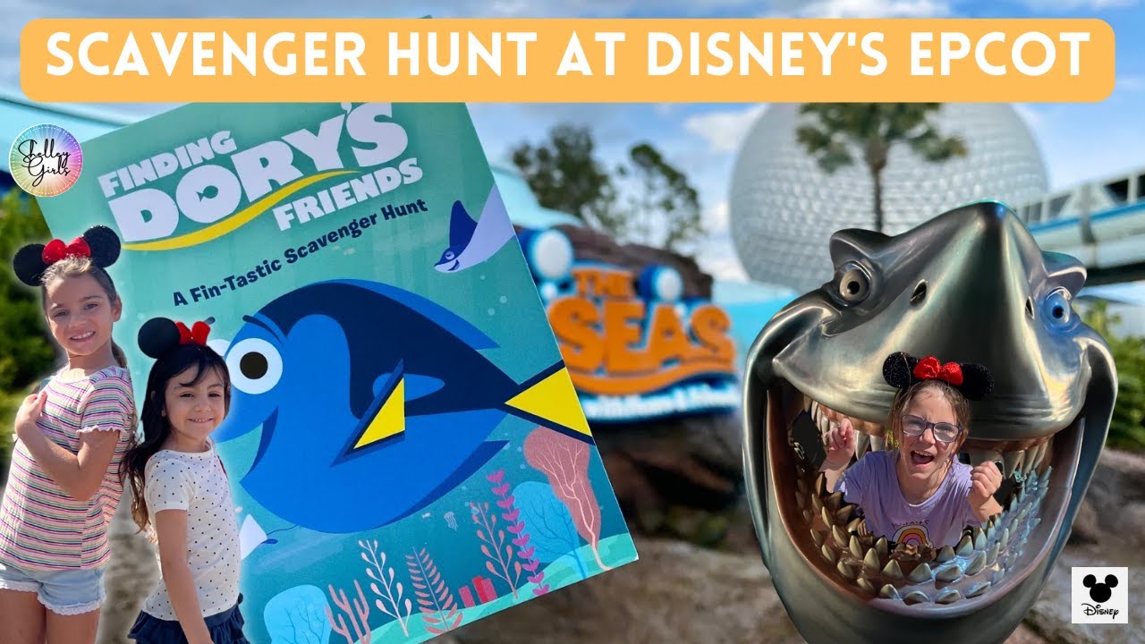 Finding Dory's Friends Scavenger Hunt at Disney's Epcot The Seas with ...
