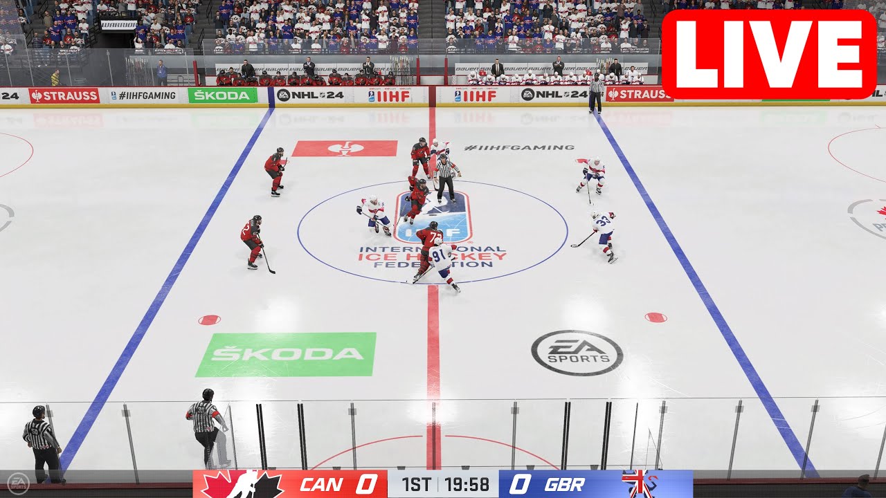 ICE HOCKEY LIVE🔴 Great Britain vs Canada | 2024 IIHF World Championship ...