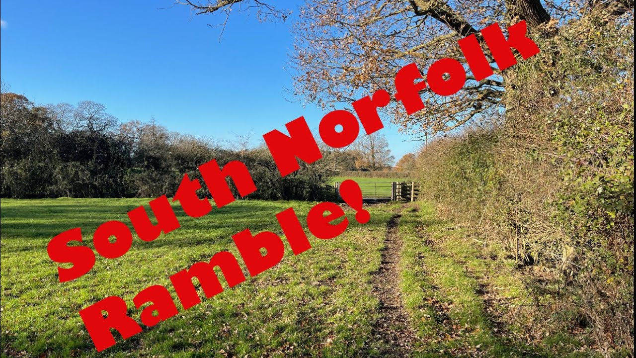 Walking from Diss, South Norfolk Circular. - YouTube