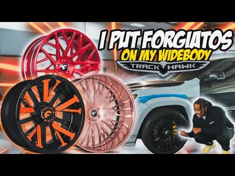 I put Forgiatos on my wide body track hawk - YouTube