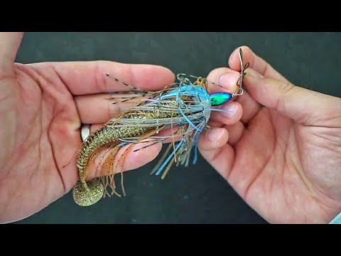 Homemade Chatterbait Fishing Lure w/ Punch Bomb Weight DIY - YouTube