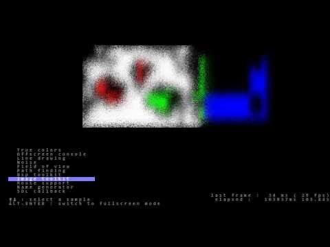libtcod 1.5.0 post-processing effect - YouTube