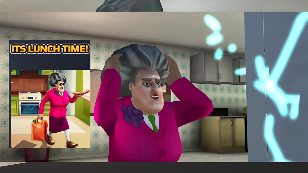 ITS LUNCH TIME! Scary Teacher 3D Walkthrough (iOS Android) - YouTube