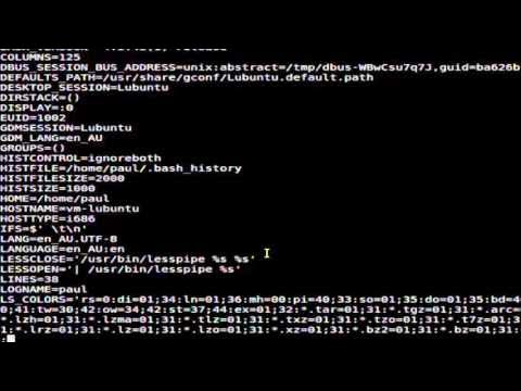 How to exit less in Unix - YouTube