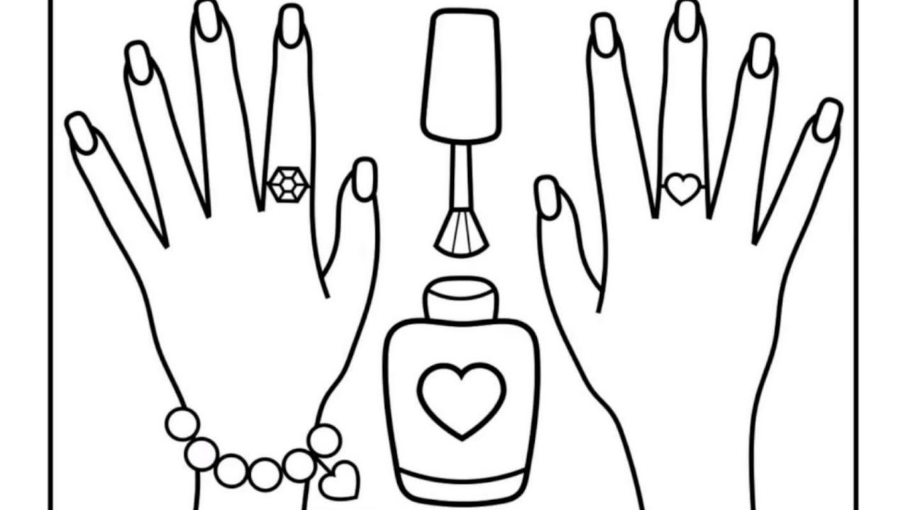 how to draw nail polish step by step, nailpolish Drawing for kids ...