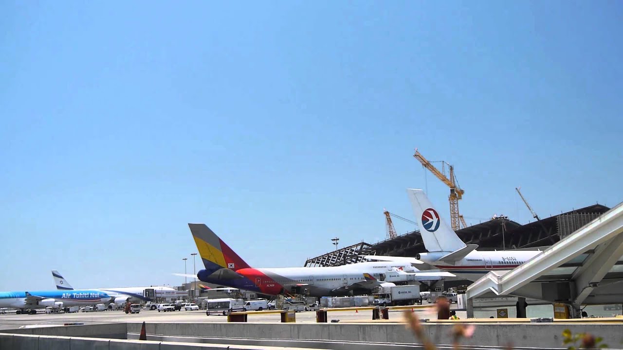 LAX Los Angeles Airport Time-Lapse HD (1080P) - YouTube