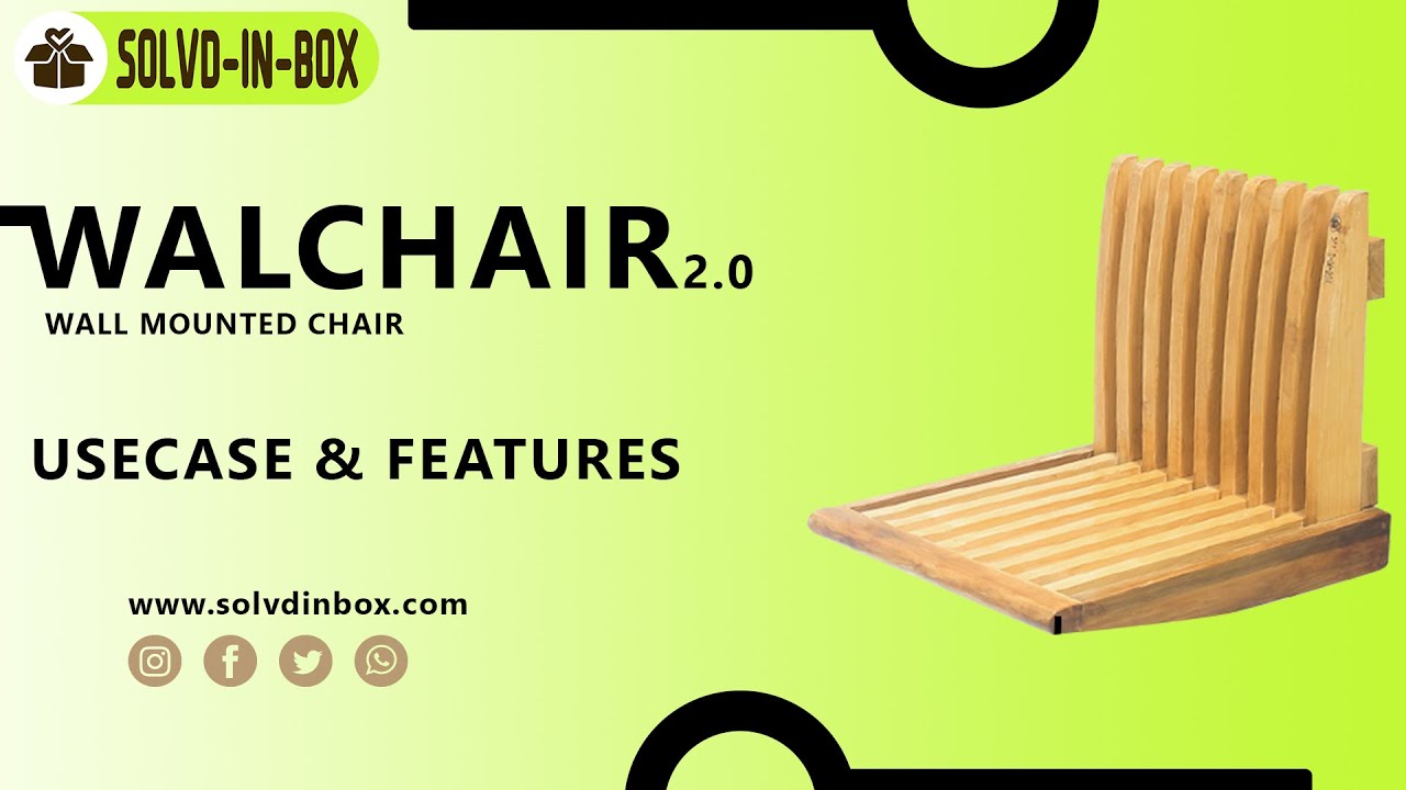 Perfect Wall-Mounted Chair for a Modern Home & Office Functions ...