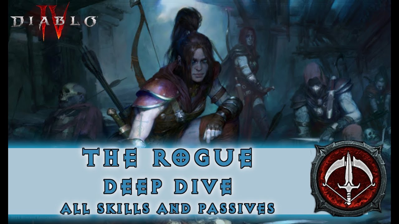 Diablo 4 - Rogue 🏹 - Deep dive into all skills and passives! - YouTube