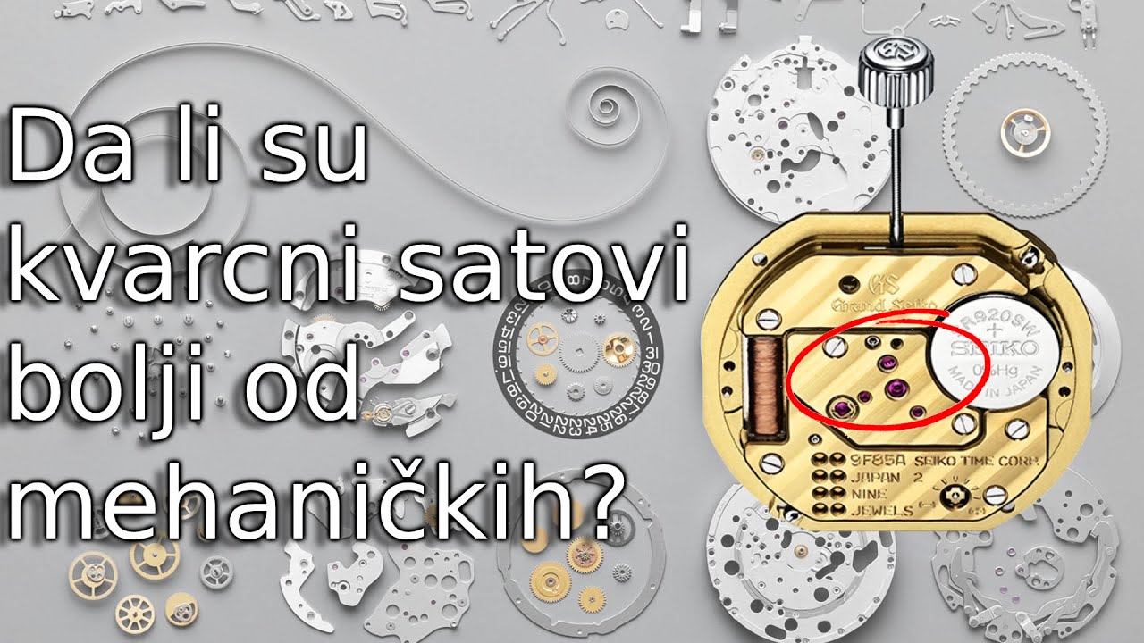 ⌚3 pogrešne pretpostavke u vezi kvarcnih satova - da li su mehanički ...